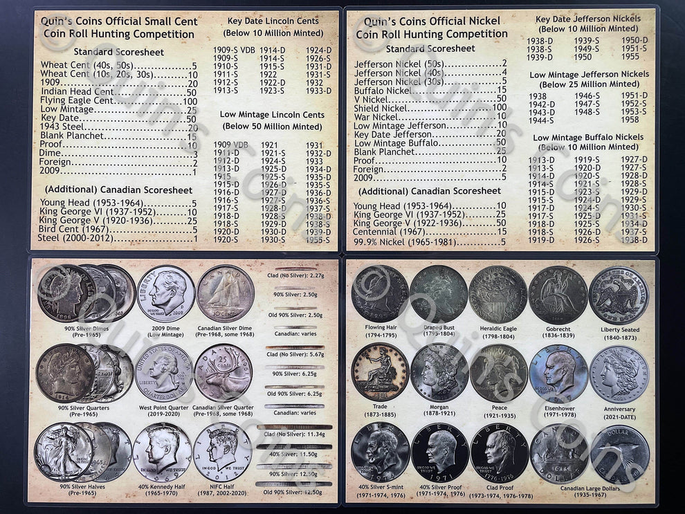 Coin Mat Variety Pack | 11" X 14" – Quin's Coins